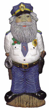 #1974 Policeman Santa 9" – CeramicShop.com