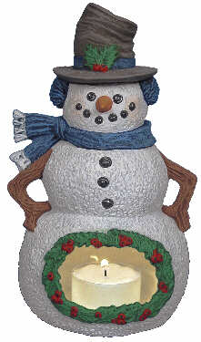 #2650 Snowman Chiminea 7" – CeramicShop.com