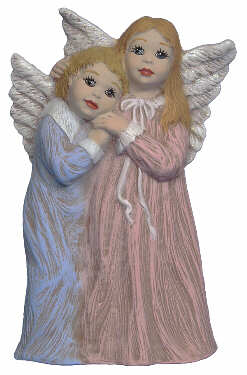 #2654 Angel Buddies 5 1-2" – CeramicShop.com