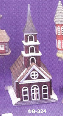B324 Village Church.. Ceramic Molds – CeramicShop.com
