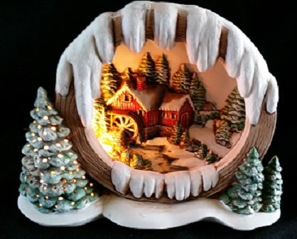 H670AD Grist Mill Scene Hershey Ceramic Mold – CeramicShop.com